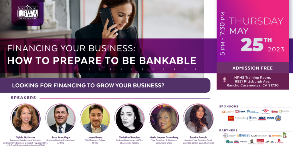 Financing Your Business: How to Prepare to be Bankable - NLBWA Inland ...