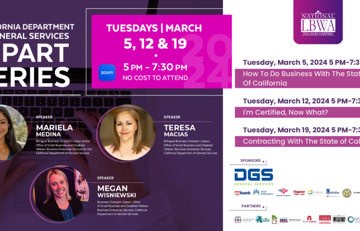 Event Calendar - NLBWA Inland Empire